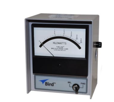 Bird 6810-220, 5/10/25 Scale 4.5" RF Wattmeter with FWD and RFL Switch ...