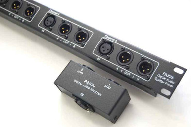 ETS PA830 Series AES/EBU Digital Audio Splitters, Panels