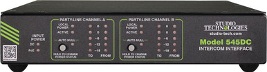 Studio Technologies Model 545DC Dante to 2-Channel Party Line Intercom ...