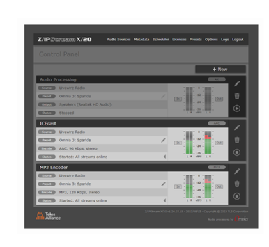 Telos Z/IPStream X/20 Streaming Software Encoder for PC -Subscription