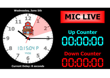 Voceware VCP1 VClock, Plus Edition Software, Analog & Digital Clock ...