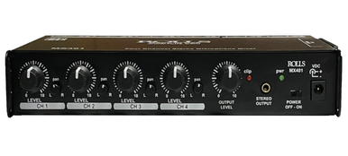 Rolls MX401 Four Channel XLR Stereo Mic or Line Mixer
