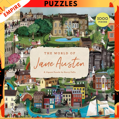 The World of Jane Austen: A Jigsaw Puzzle with 60 Characters and Great ...