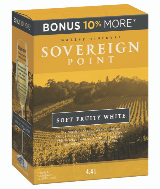 Sovereign Point Soft Fruity White Cask Wine - OurCellar.com.au