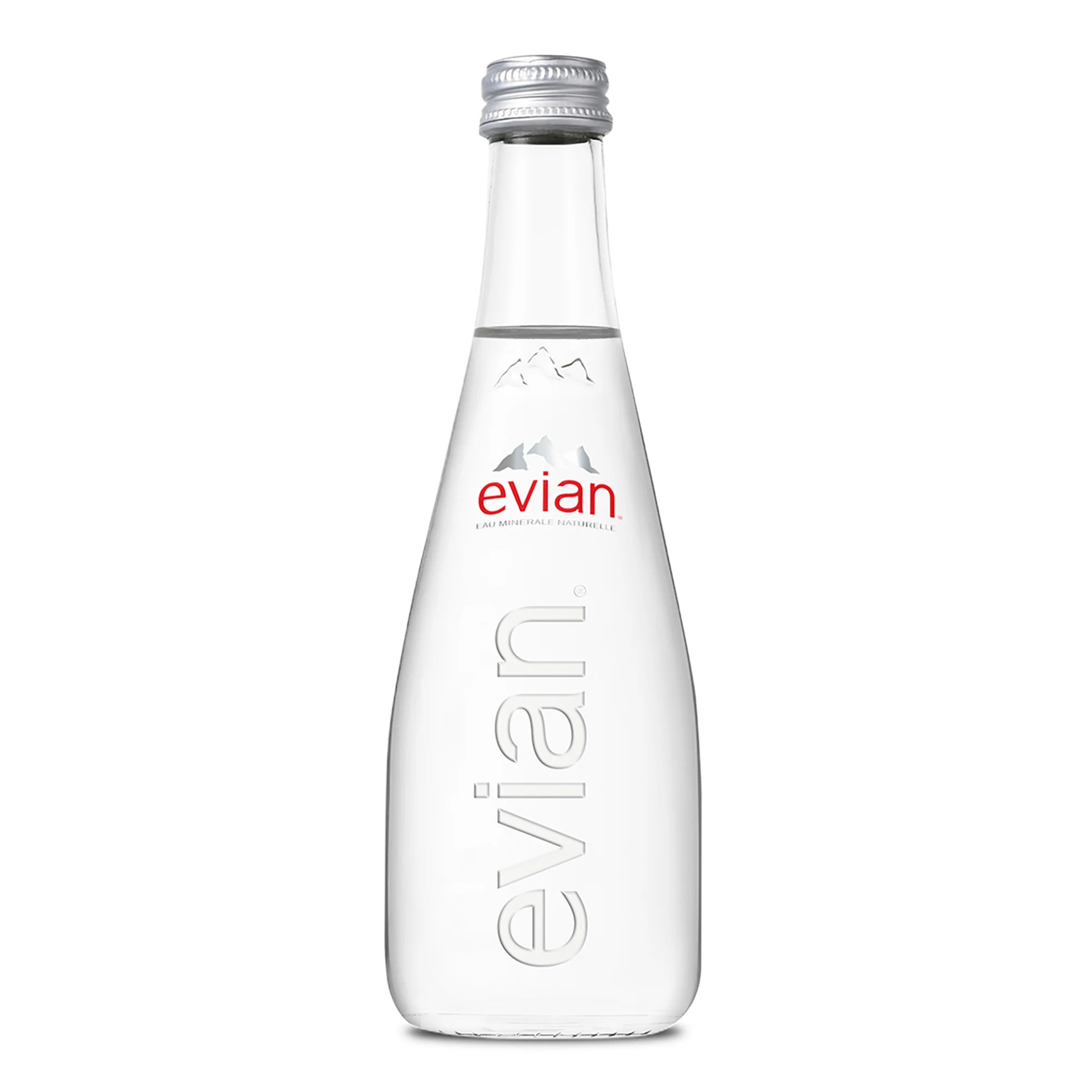 Evian Sparkling Mineral Water 20 x 330ml Glass Bottles - OurCellar.com.au