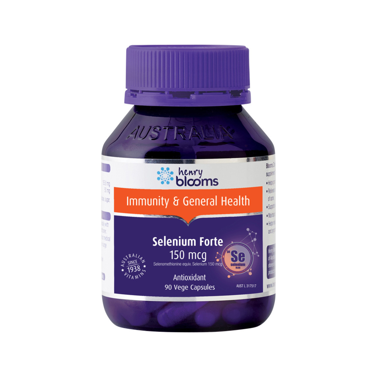 Blooms Selenium Forte 150mcg 90vc