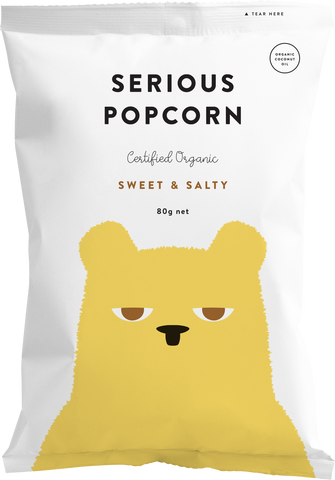 Serious Food Co - Serious Popcorn Certified Organic (Sweet & Salty) 80g