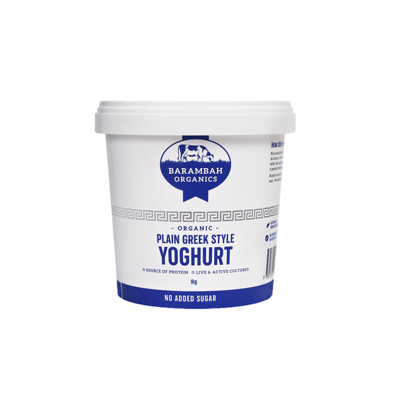 Barambah - Organic Plain Greek Yoghurt 1kg