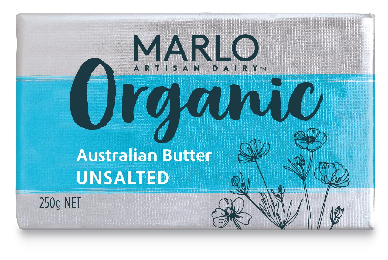 Marlo - Organic Unsalted Butter 250g