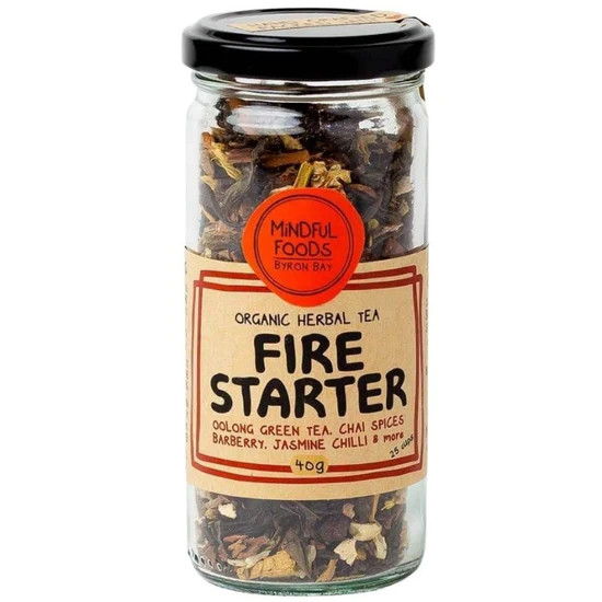 Mindful Foods - Fire Starter - Organic Herbal Tea 40g Jar