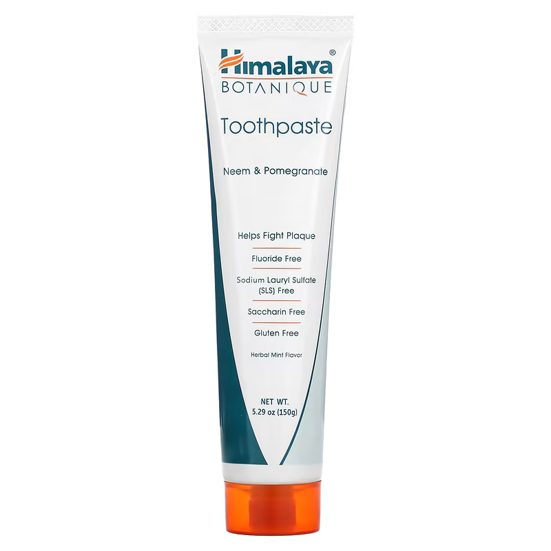 Himalaya Botanique - Toothpaste (Fluoride Free) Neem & Pomegranate 150g