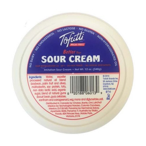 Tofutti - Better Than Sour Cream (Plain) 340g