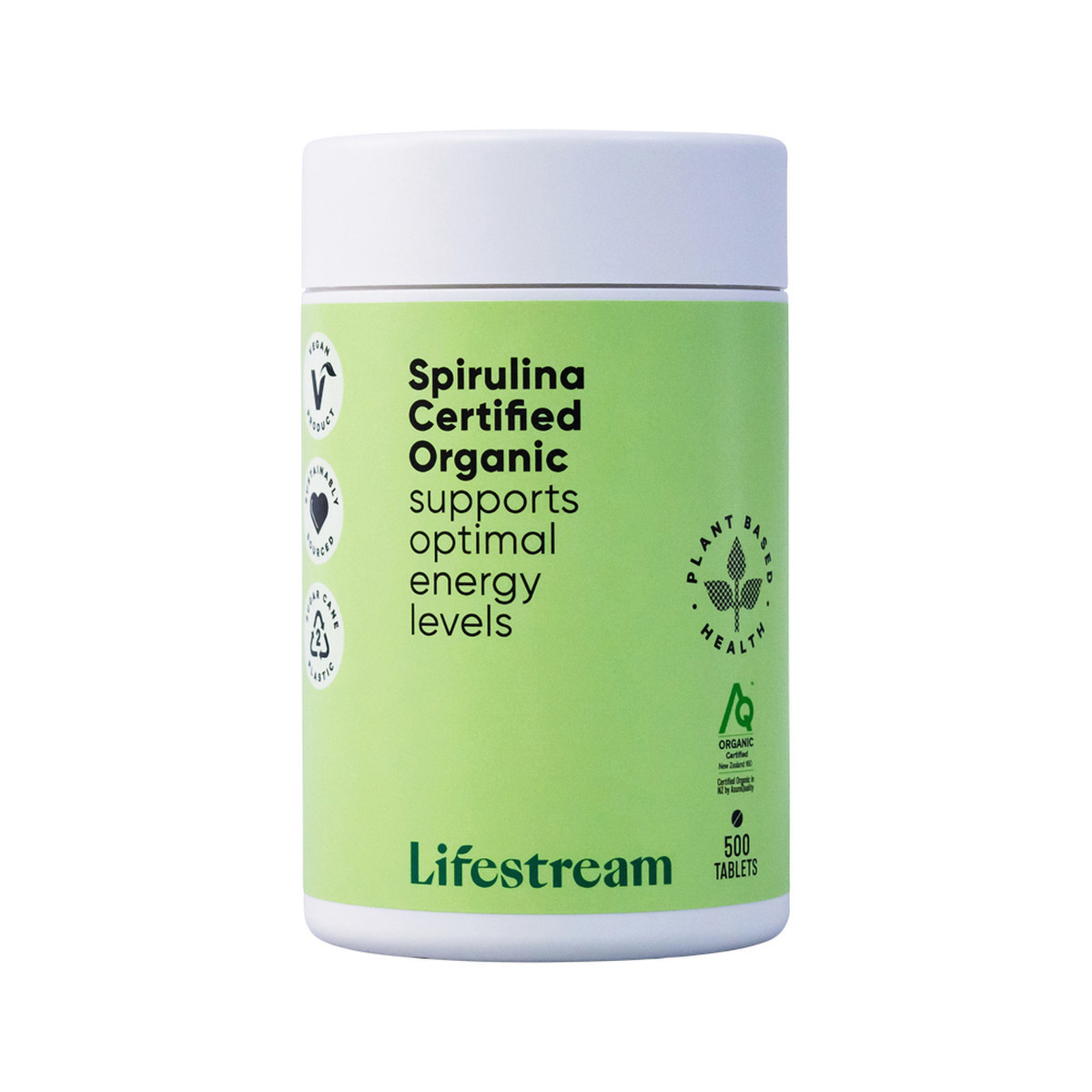 Lifestream - Spirulina Certified Organic 500t