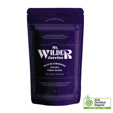 Mt. Wilder - Organic Wild Blueberries 1kg (FROZEN)