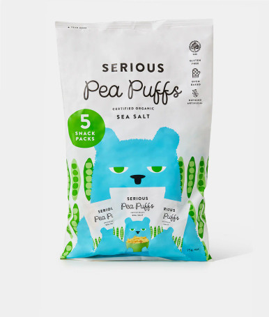 Serious Food Co - Serious Pea Puffs Multipack (Sea Salt) 75g