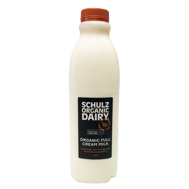 Schulz - Organic 1 Litre Full Cream Unhomogenised Milk