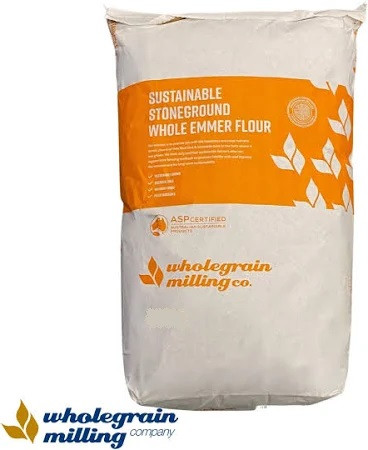 SUSTAINABLE STONEGROUND WHOLE EMMER FLOUR 1KG