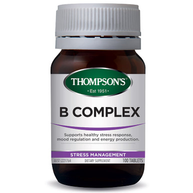 B Complex 100 Tablets - Moses and Co. Market Wholefoods