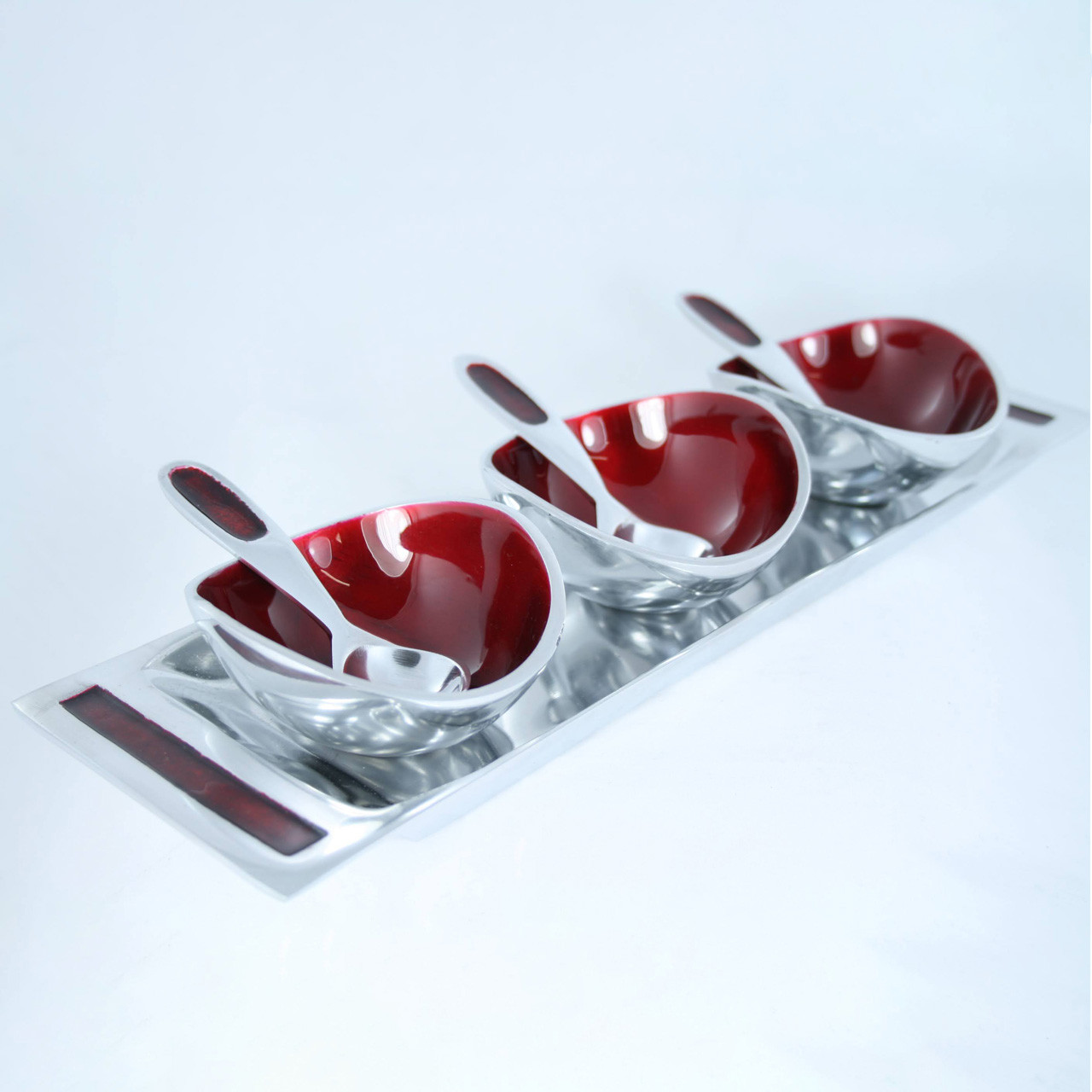 Oval Condiment Set - Peppers Trading Co