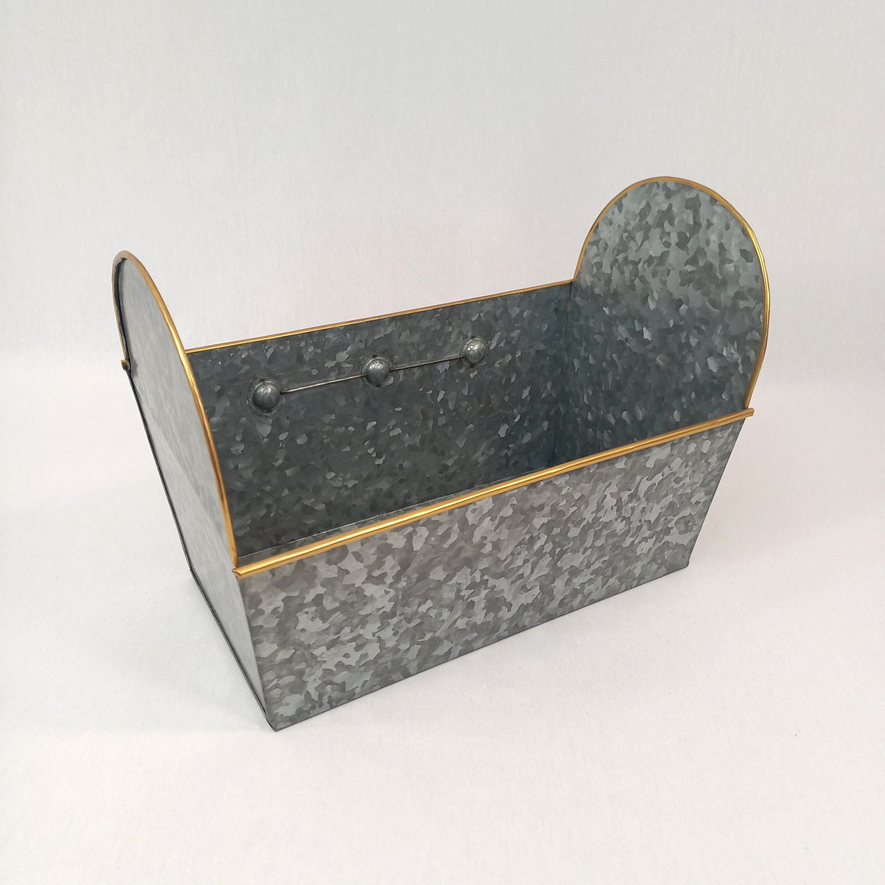 Planter Rectangle Galv. - Set/2 - Peppers Trading Co