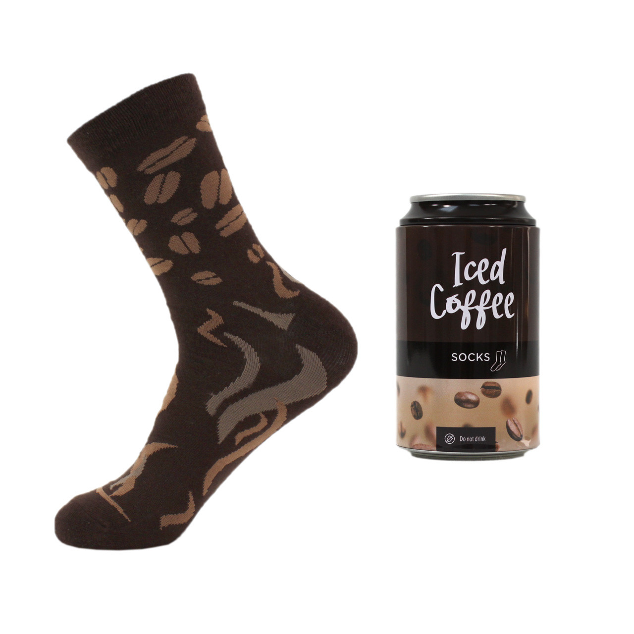 Iced Coffee - Can Socks 1pr - Peppers Trading Co