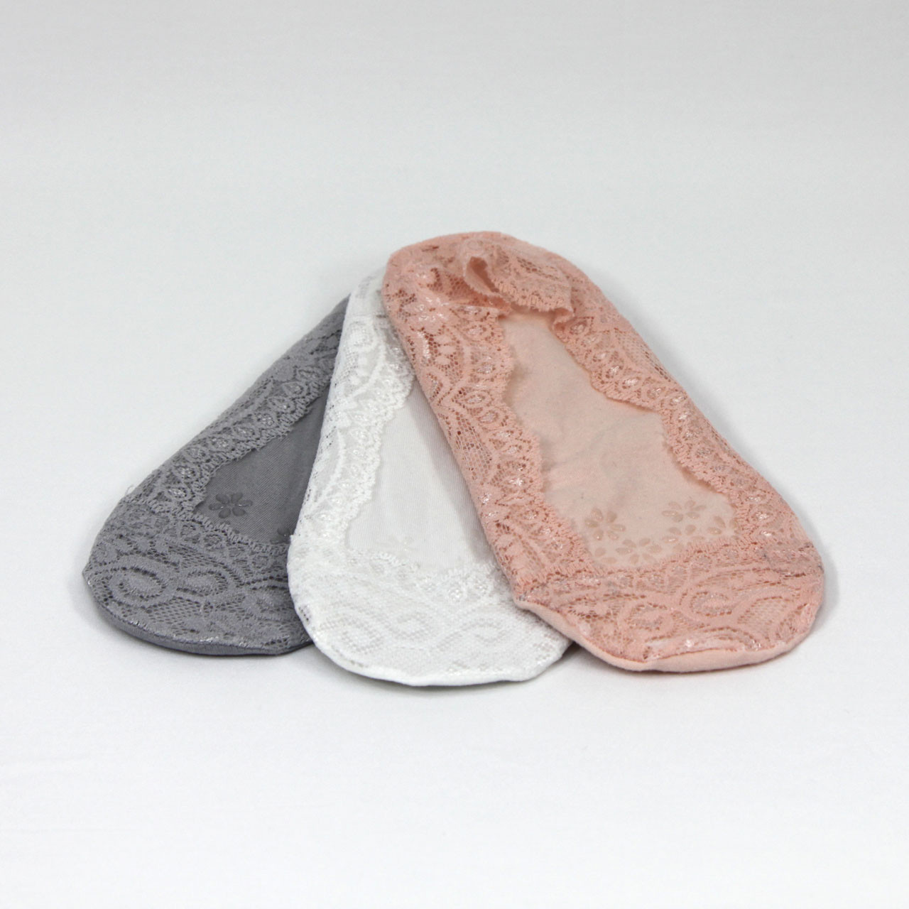 Honeydew Lace Sockettes - 3pk Pastels Mix - Peppers Trading Co