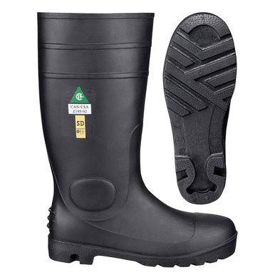 Heavy Duty PVC Steel Toe Rubber Boot | SD | Case of 6 | Pioneer ...