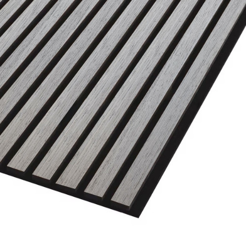 Light Grey Oak – Premium Acoustic Panel Contemporary Slatted Wood Panel