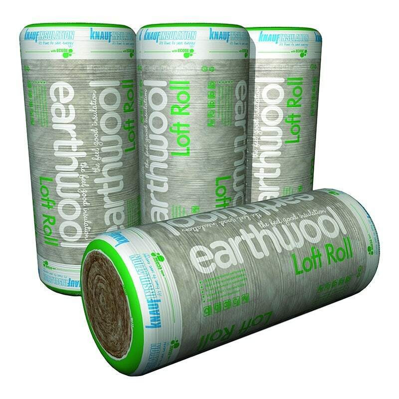 150mm - Knauf Loft Roll 44 Earthwool Insulation - 9.18m2 Pack