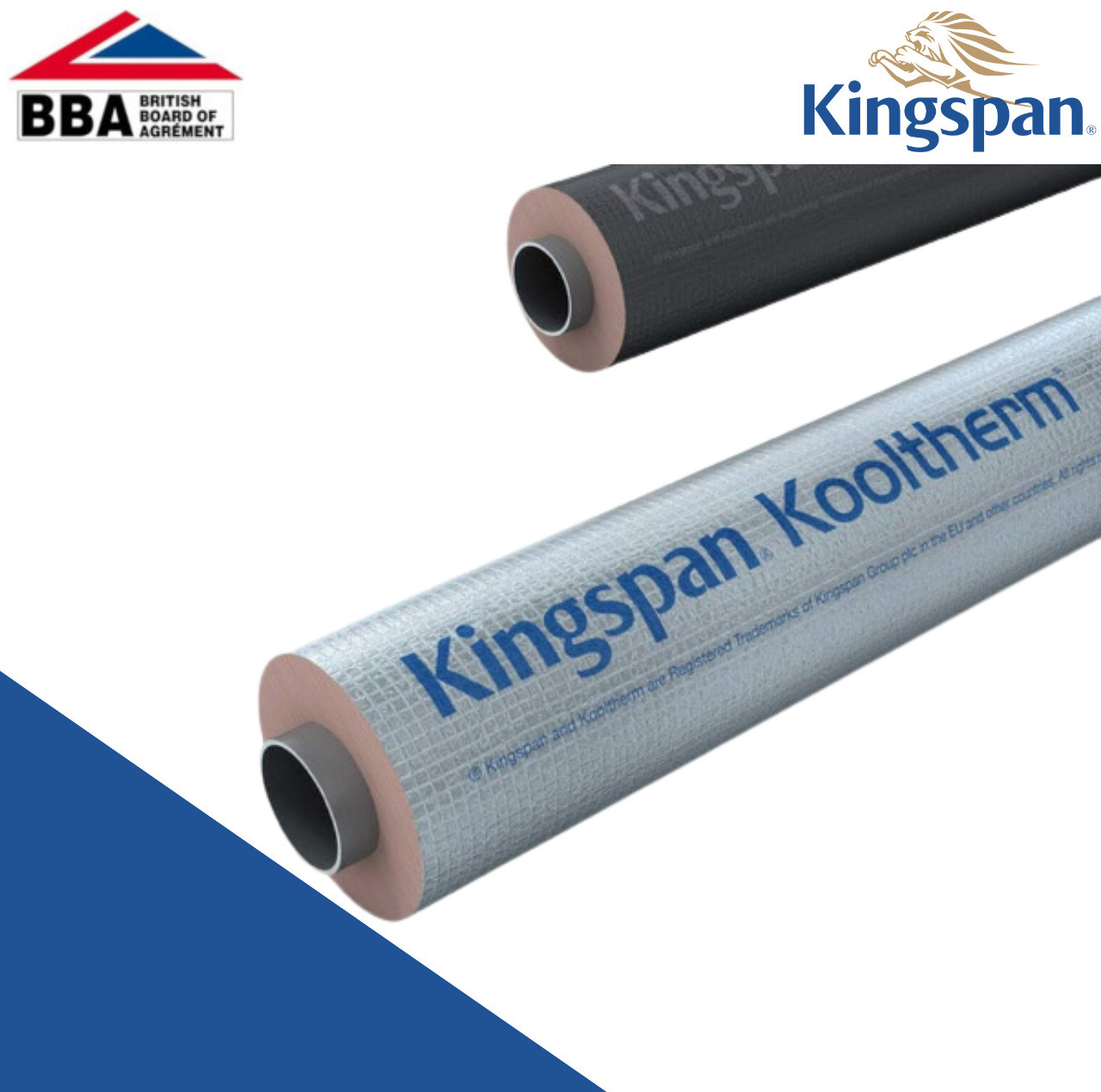 Kooltherm FM Pipe Insulation Lagging by Kingspan - 76mm x 20mm x 1m