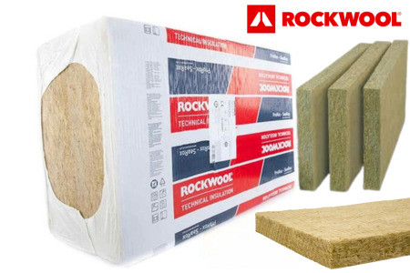 100mm Rockwool RW3 Acoustic Sound Insulation Slab (2.88m2/Pack)