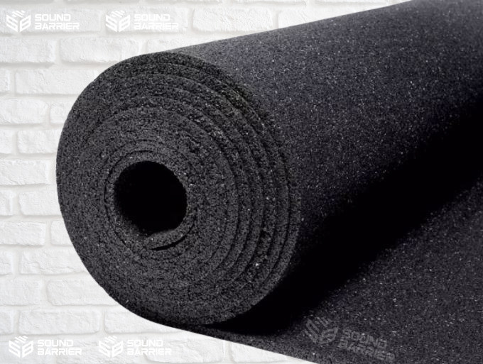 SB 6mm - Floating Flooring - Acoustic Impact Rubber Underlay (6m x 1.25 ...