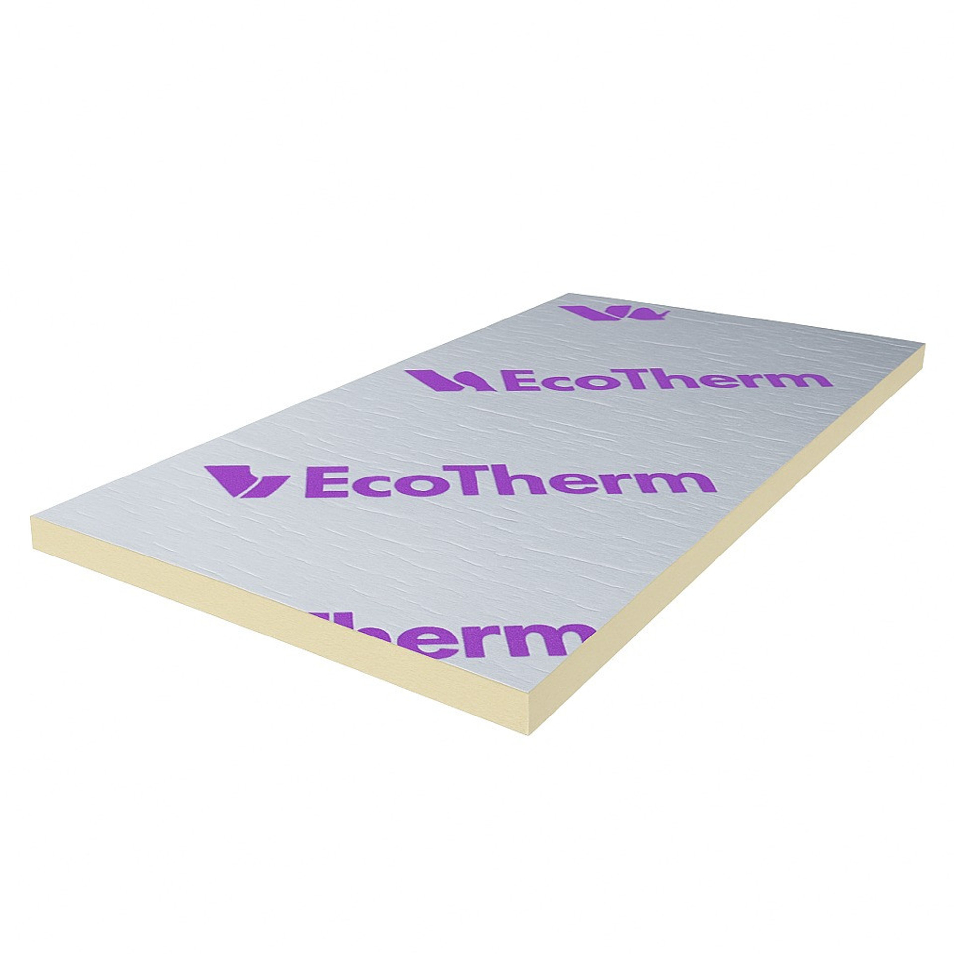 50mm EcoTherm Eco-Versal PIR Insulation Board - 2400mm x 1200mm x 50mm