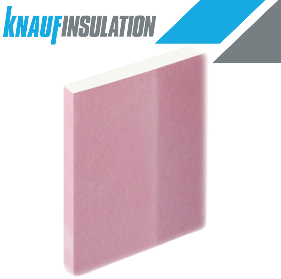 12.5mm - Knauf Fire Panel Tapered Edge Plasterboard - 2.4m x 1.2m x 12.5mm