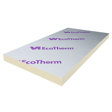 150mm EcoTherm Eco-Versal PIR Insulation Board - 2400mm x 1200mm x 150mm