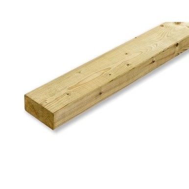 47mm x 100mm Sawn Treated Timber C24 (4" x 2") 2.4m