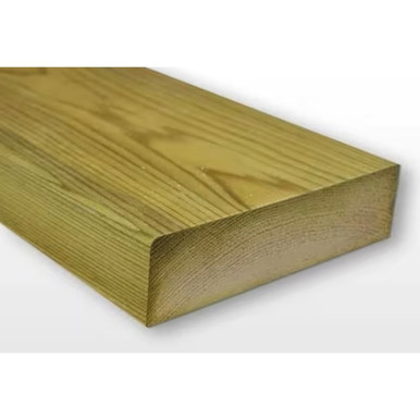75mm x 150mm Sawn Treated Timber C24 (6" x 3") 4.8m