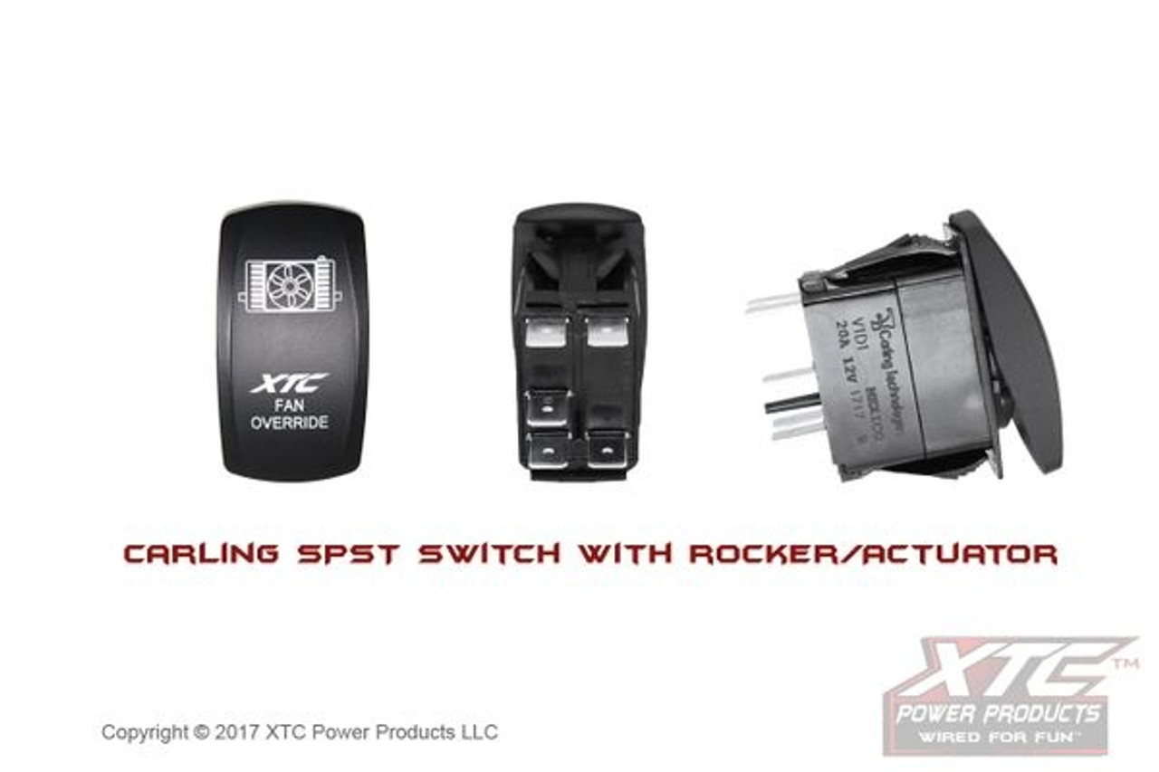 Kubota Rtv Carling Switch With Fan Override Actuatorrocker