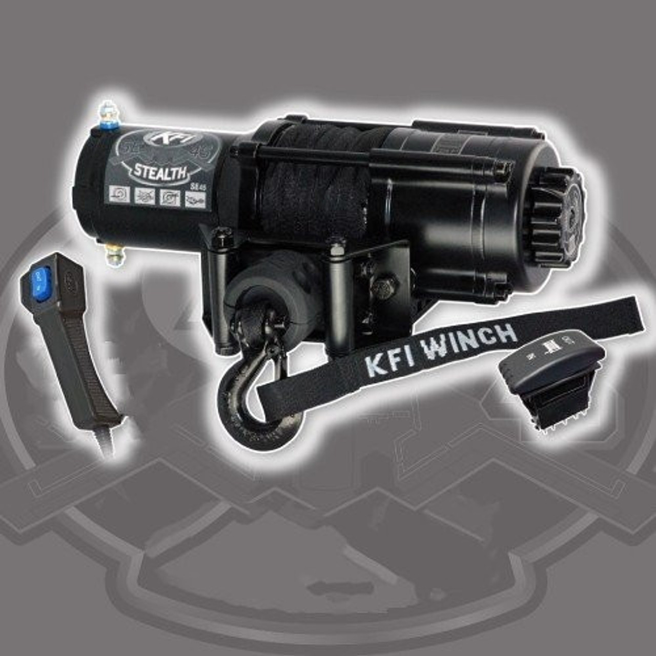 Kubota Rtv 4500lb Stealth Winch By Kfi Products
