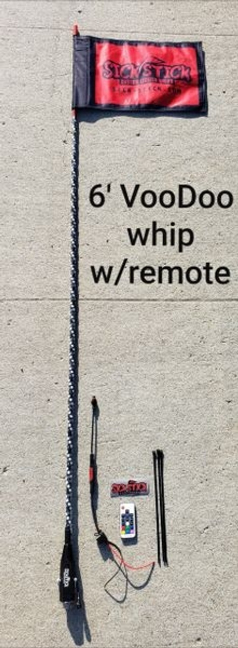Kubota Rtv Voodoo Whip With Remote By Sick Stick Ss Vdw Wremote