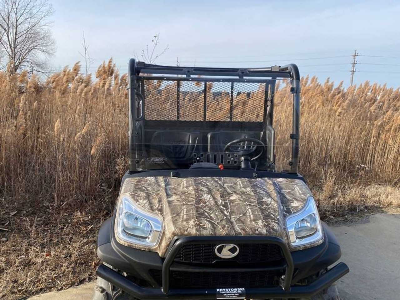 Kubota Rtv Hard Coated Polycarbonate Windshield With Vent By Extreme