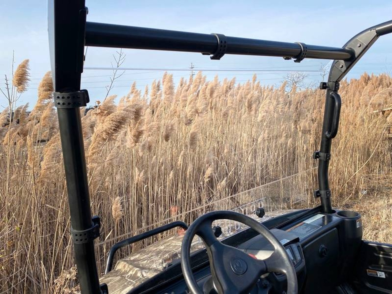 Kubota Rtv Hard Coated Polycarbonate Windshield With Vent By Extreme