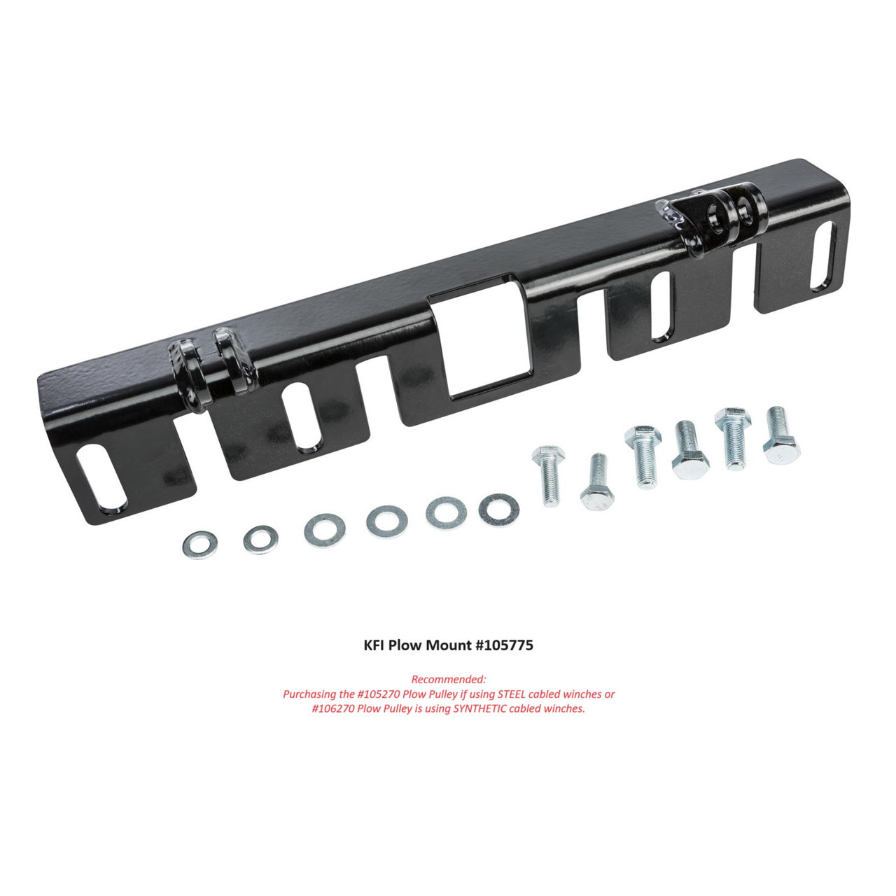 Kubota Rtv Heavy Duty Snow Plow Kit By Kfi Kfi Snwplw Rtv5001100