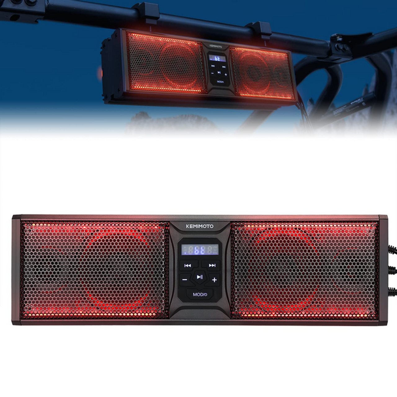 Kubota Rtv Rtv X Sidekick 16 Utv Sound Bar By Kemimoto B0117