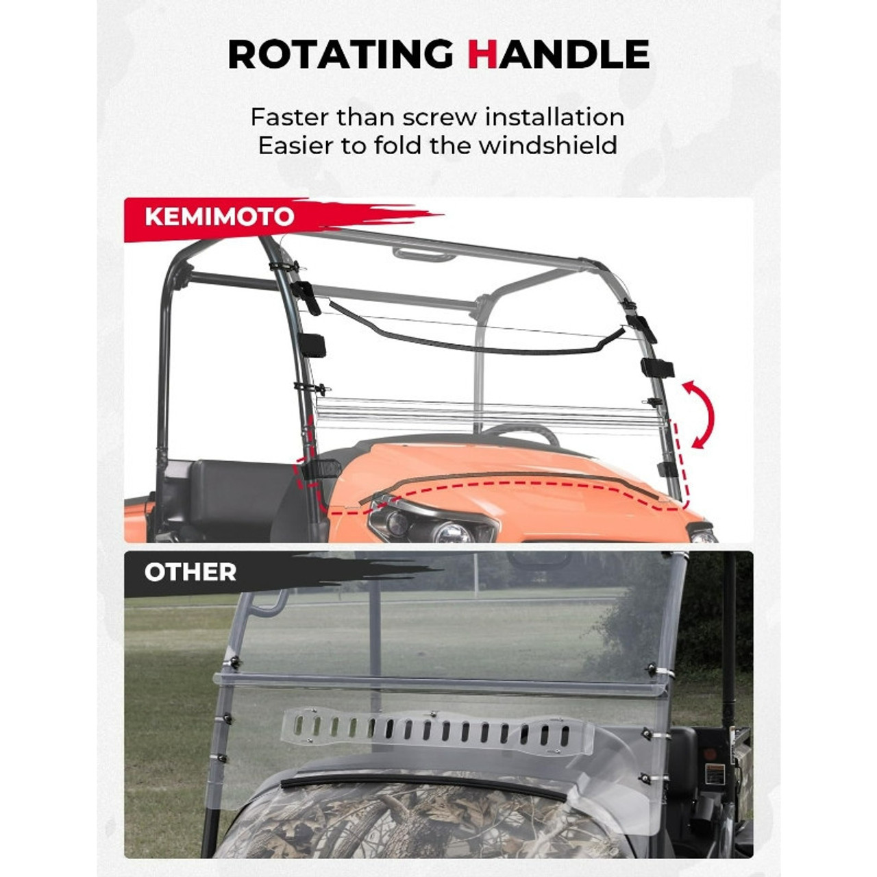 Enhanced Visibility With Kubota Rtv 400500520 Scratch Resistant Front