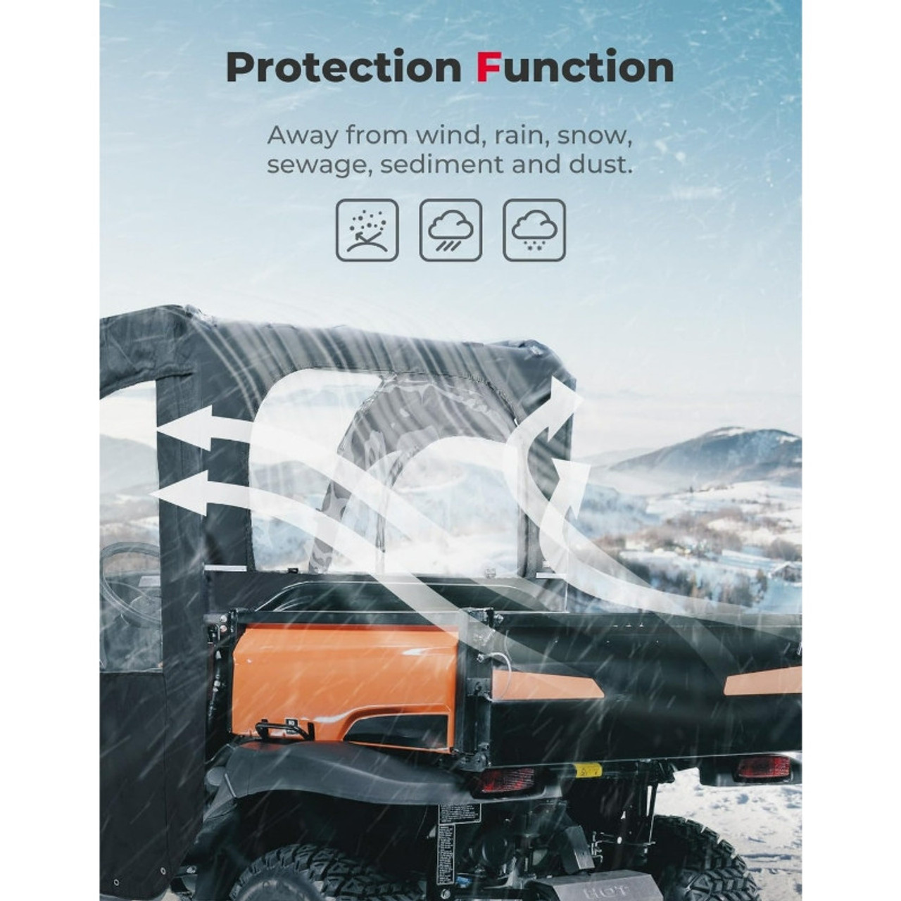 Enhance Your Kubota Rtv With Kemimotos Weatherproof Soft Cab