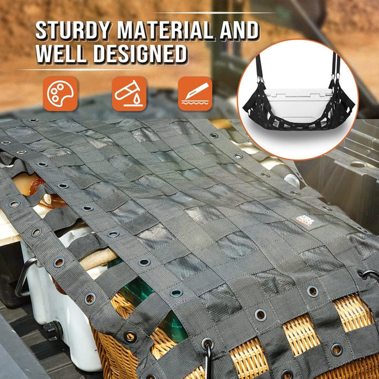 Secure Your Cargo Kemimoto Kubota Rtvrtv Xsidekick Heavy Duty Bed