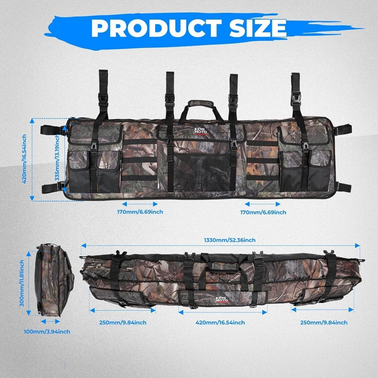 Convenient Hunting Gear Solution Kubota Rtv Double Gun Holder Tool Rack