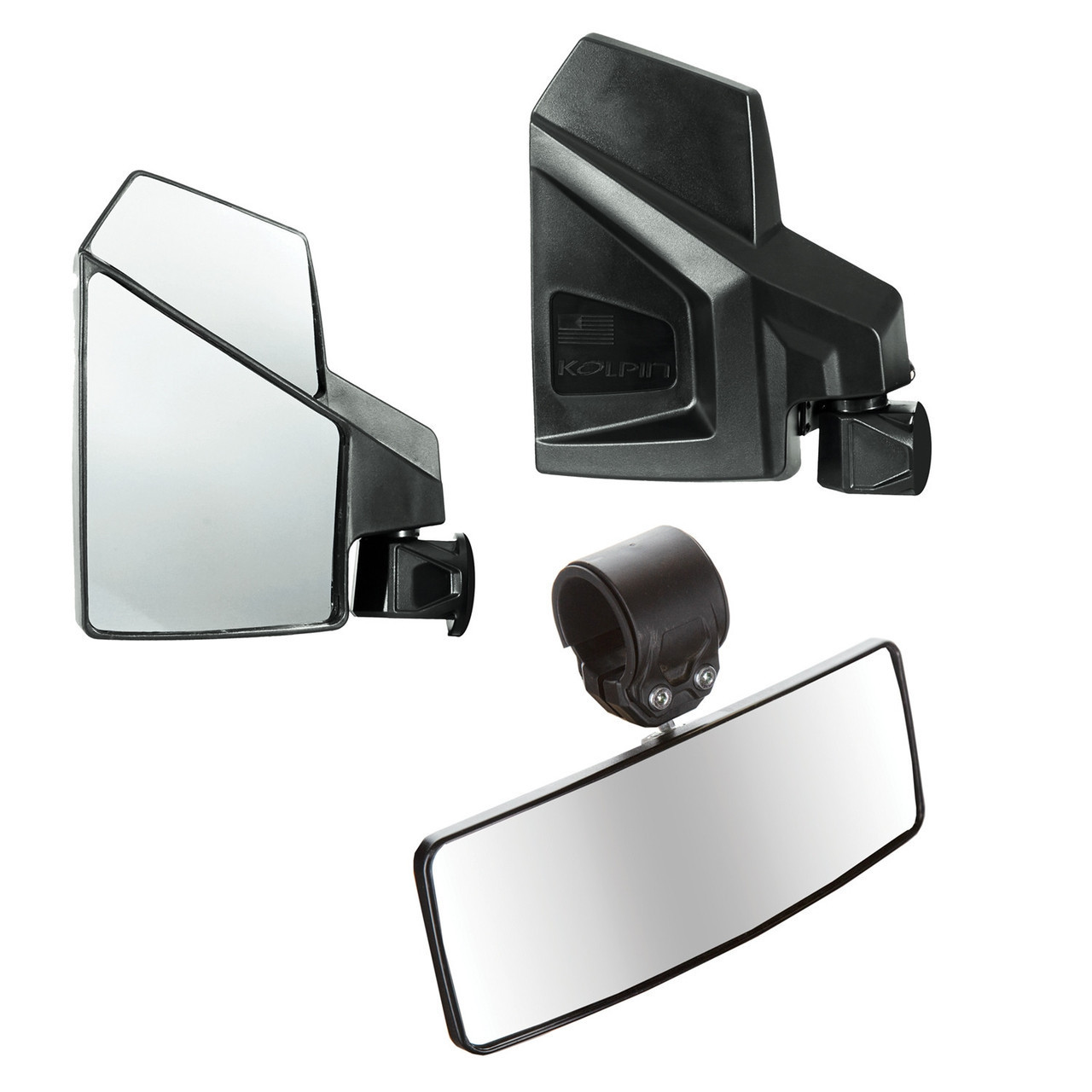 Kubota Rtv Side And Rear View Mirror Combo Kit By Kolpin Powersports 98312