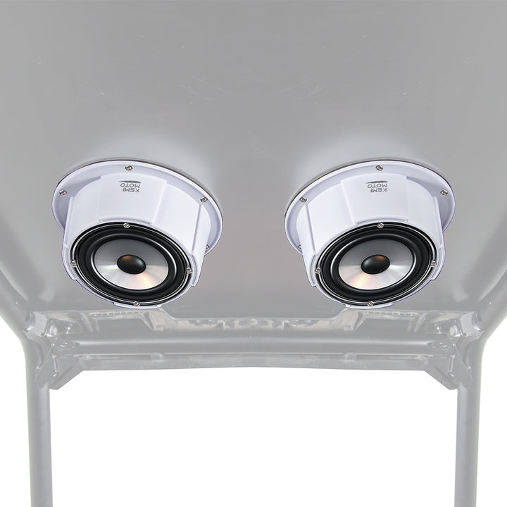 Power Up Your Kubota With Kemimotos Speaker Pods White